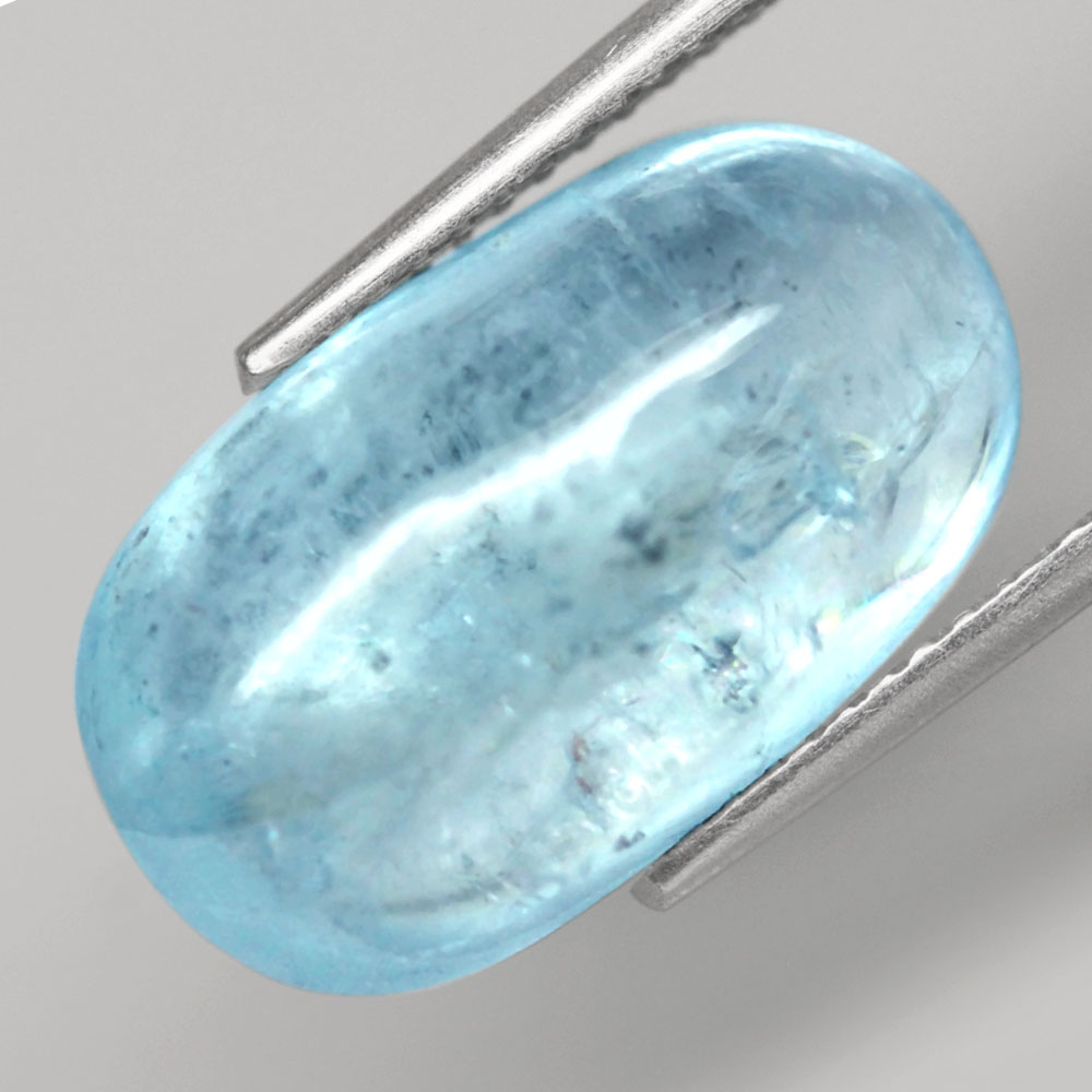 7.95Ct. Natural Gemstone Aquamarine Blue Skys Oval Cabochon Untreated Brazil | eBay